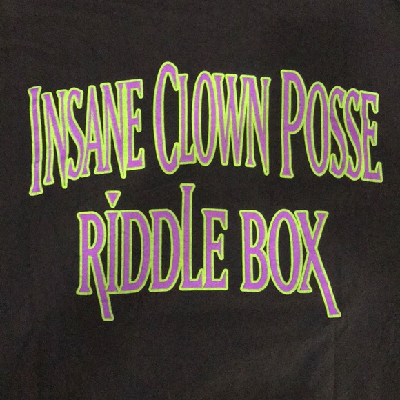Hanes | Shirts | Mens Xl Insane Clown Posse Riddle Box Tshirt | Poshmark